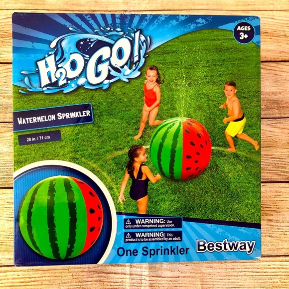 Toys | Watermelon Ball Jumbo Sprinkler 28 Inflatable Sprinkler | Poshmark